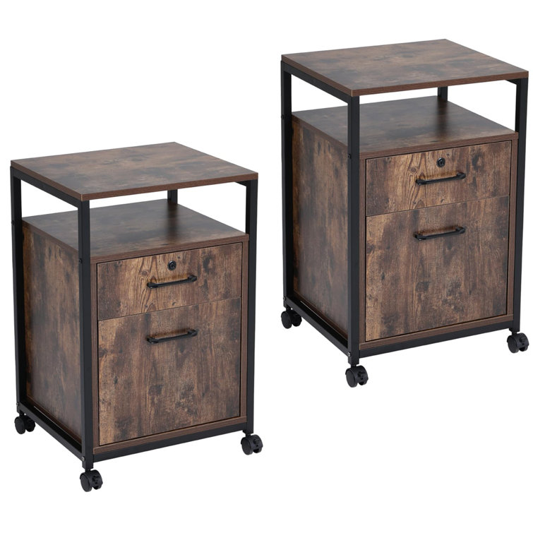 Allibert 45cm Wide 2 -Drawer Mobile File Cabinet | Wayfair.co.uk