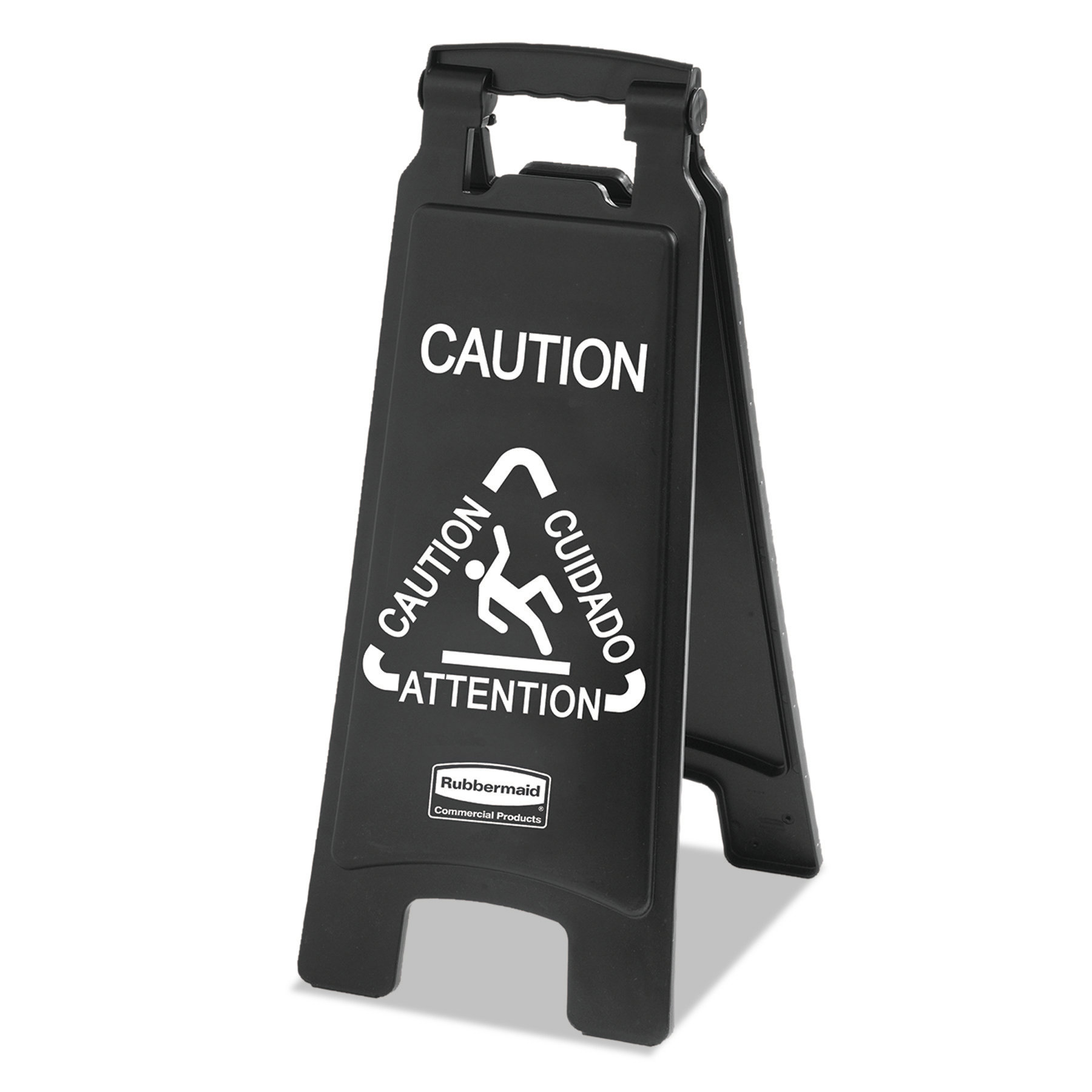 Rubbermaid Commercial Products Executive 2-Sided Multi-Lingual Caution ...