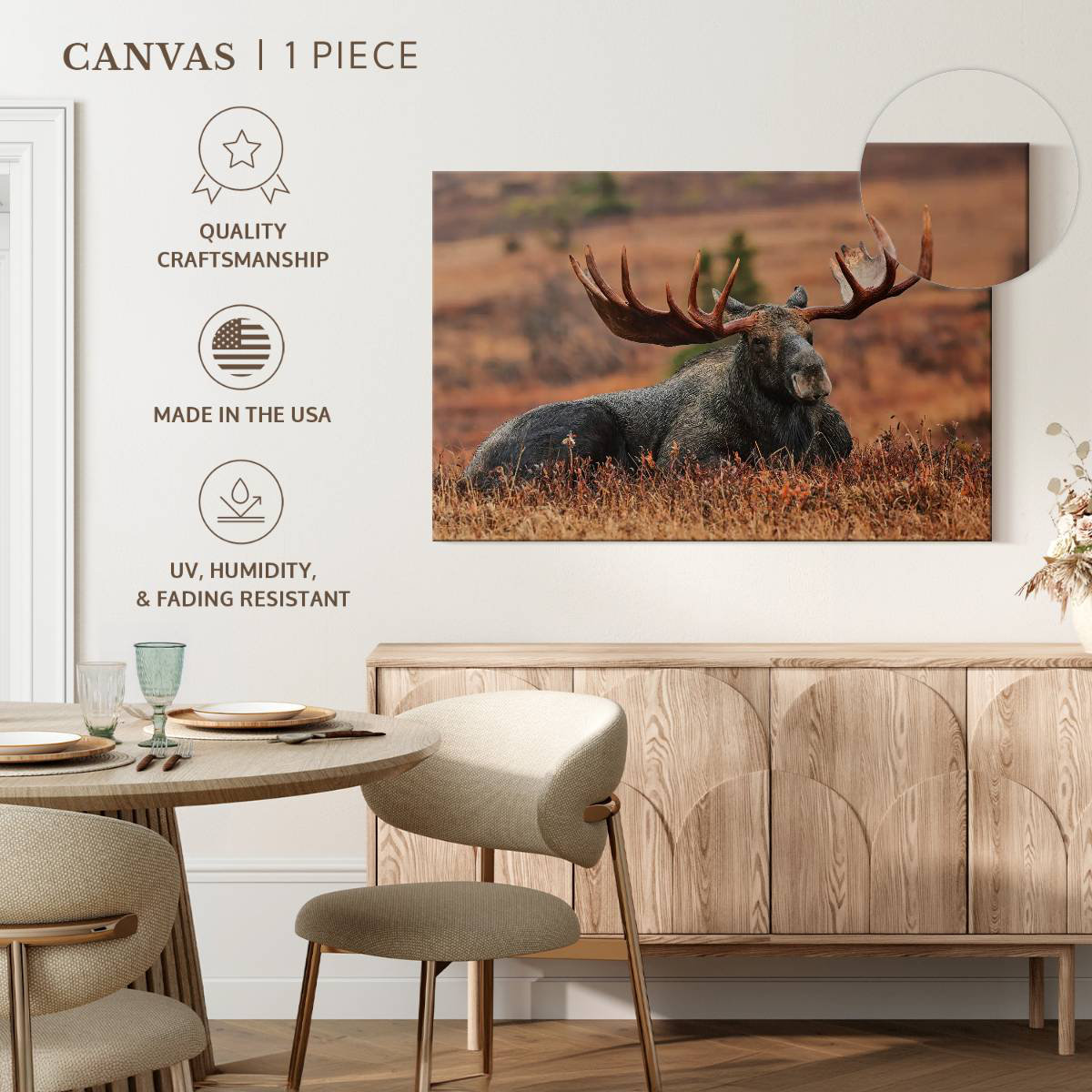 Ebern Designs Brampt Summer Moose | Wayfair