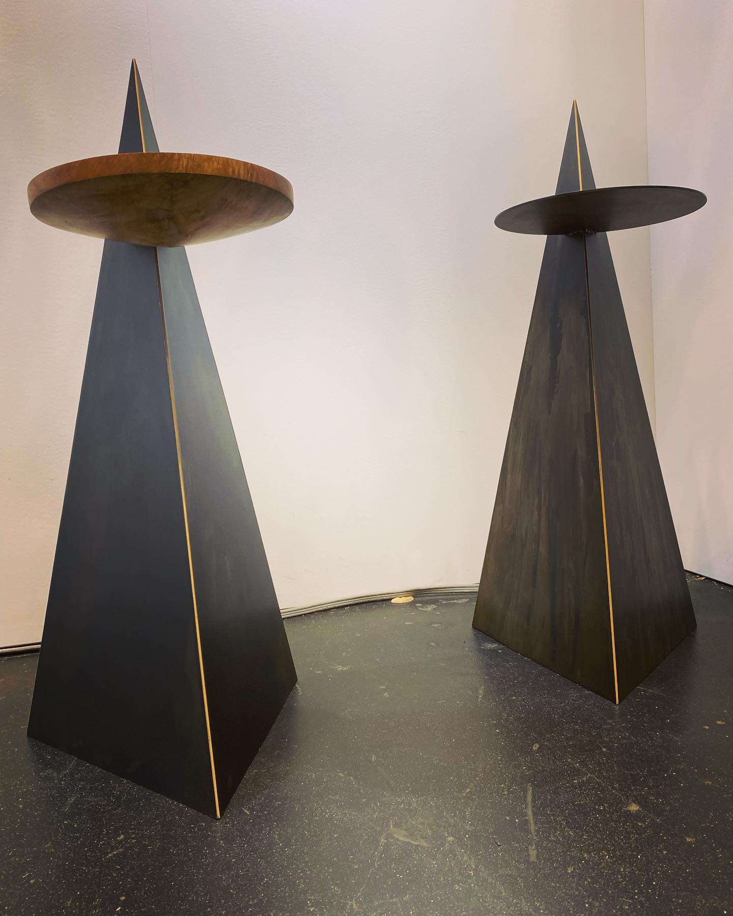 Revered Design Peak/Plateau Cocktail Table Base in Copper | Wayfair