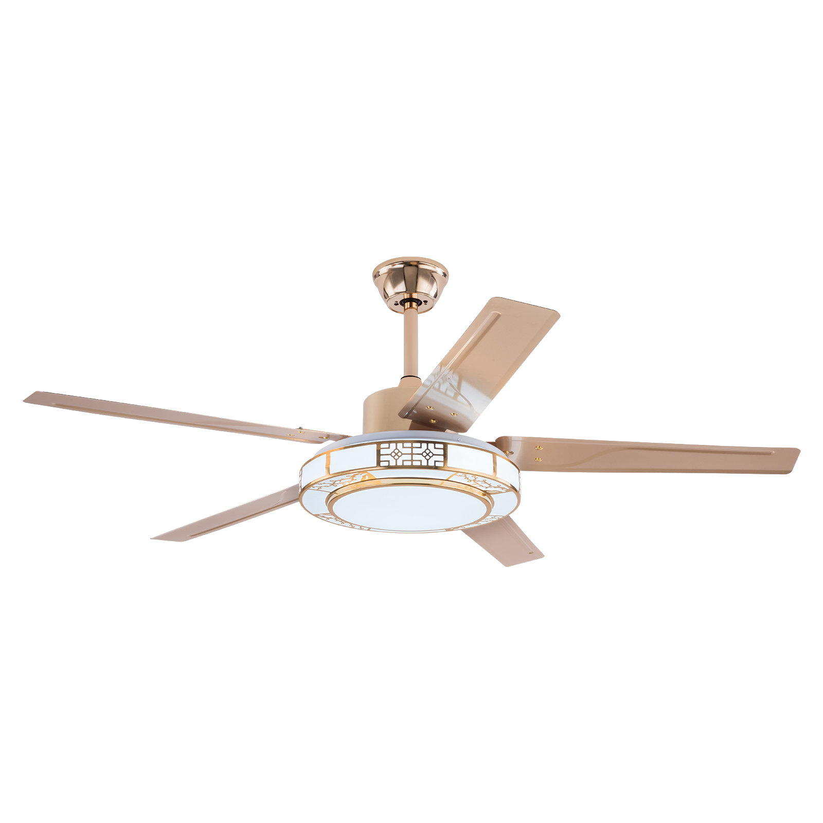 Mercer41 3-Color ModernLED Ceiling Fan Light With Remote | Wayfair