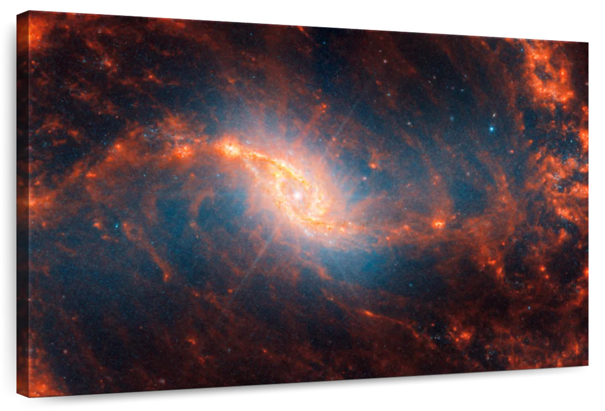 Ebern Designs Oberle Webb and Hubble - Spiral Galaxy NGC 1365 | Wayfair