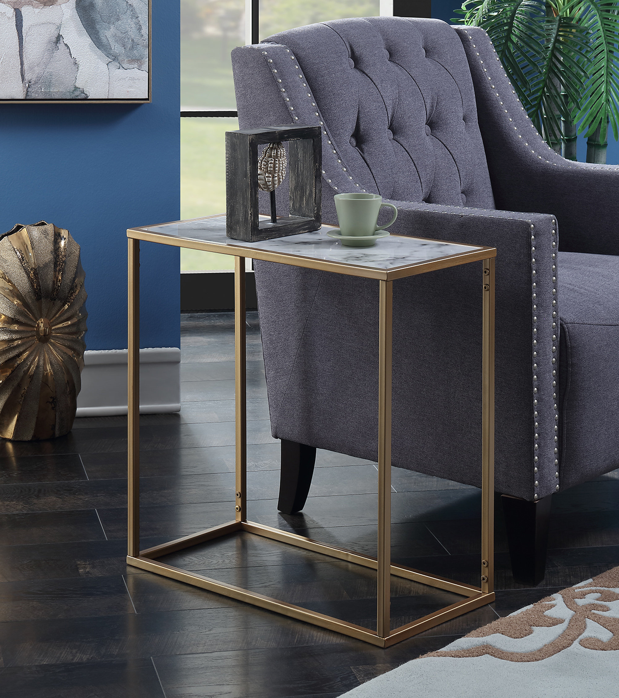 Wade Logan® Lombox Frame End Table & Reviews | Wayfair