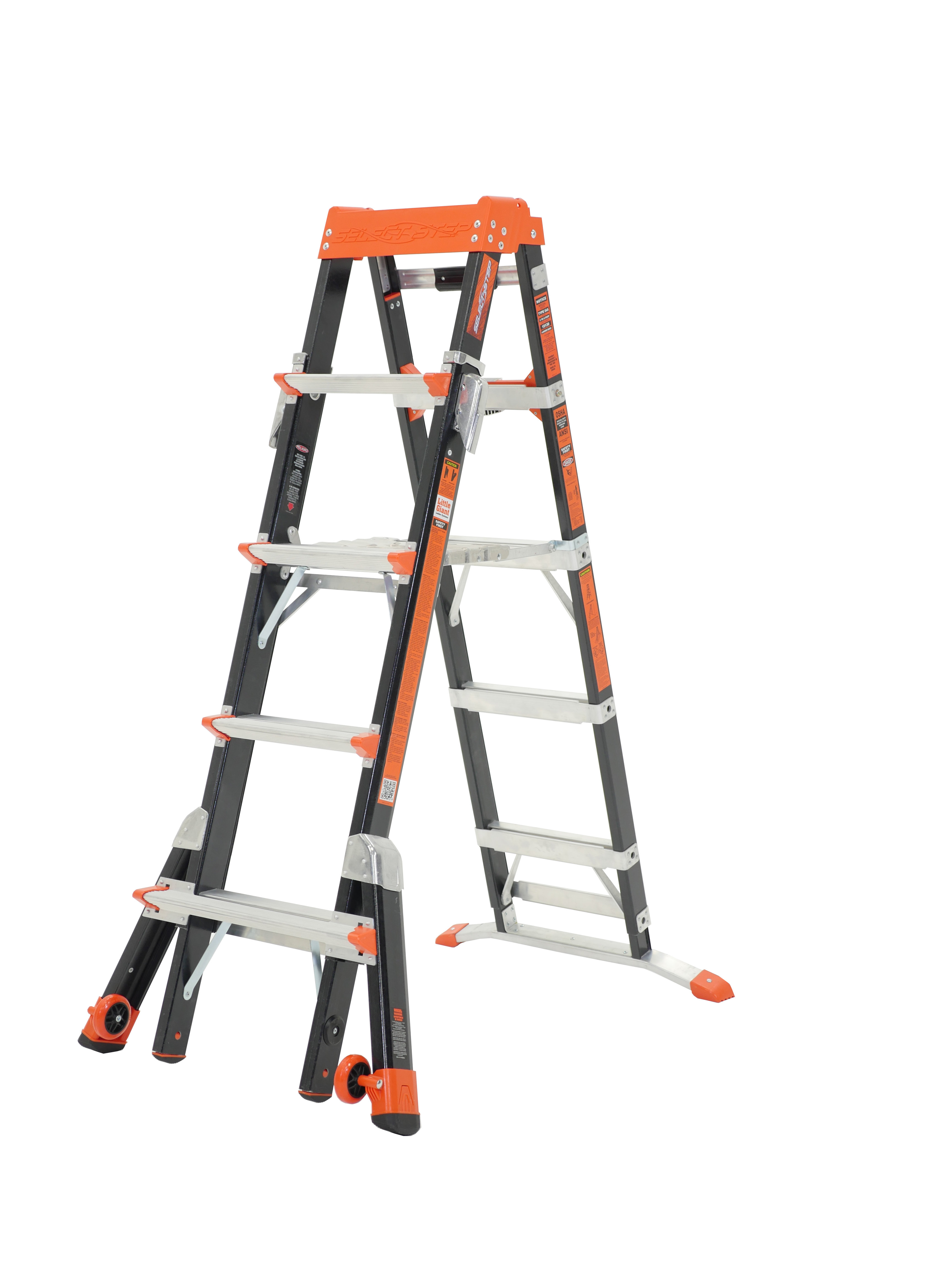 Little Giant Ladder Systems Select Step 5' Fiberglass Multi-Position ...
