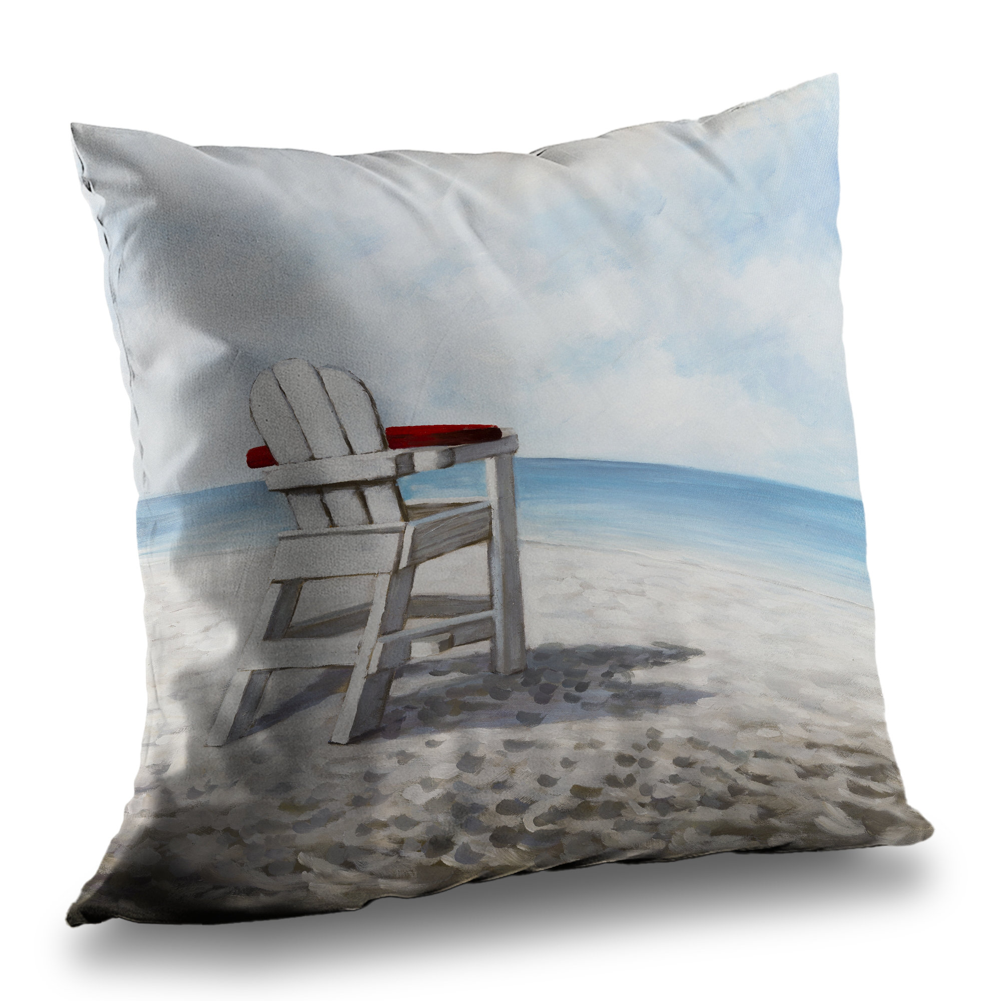 Begin Edition International Inc. White Beach Chair - Marine Landscapes ...