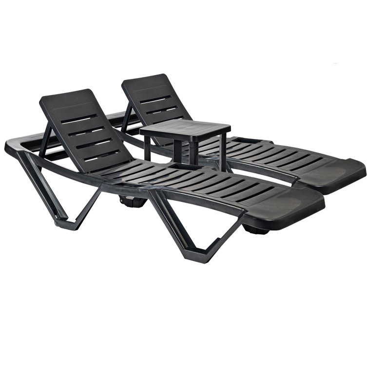 Resol - Master Sun Loungers & Side Table | Wayfair.co.uk