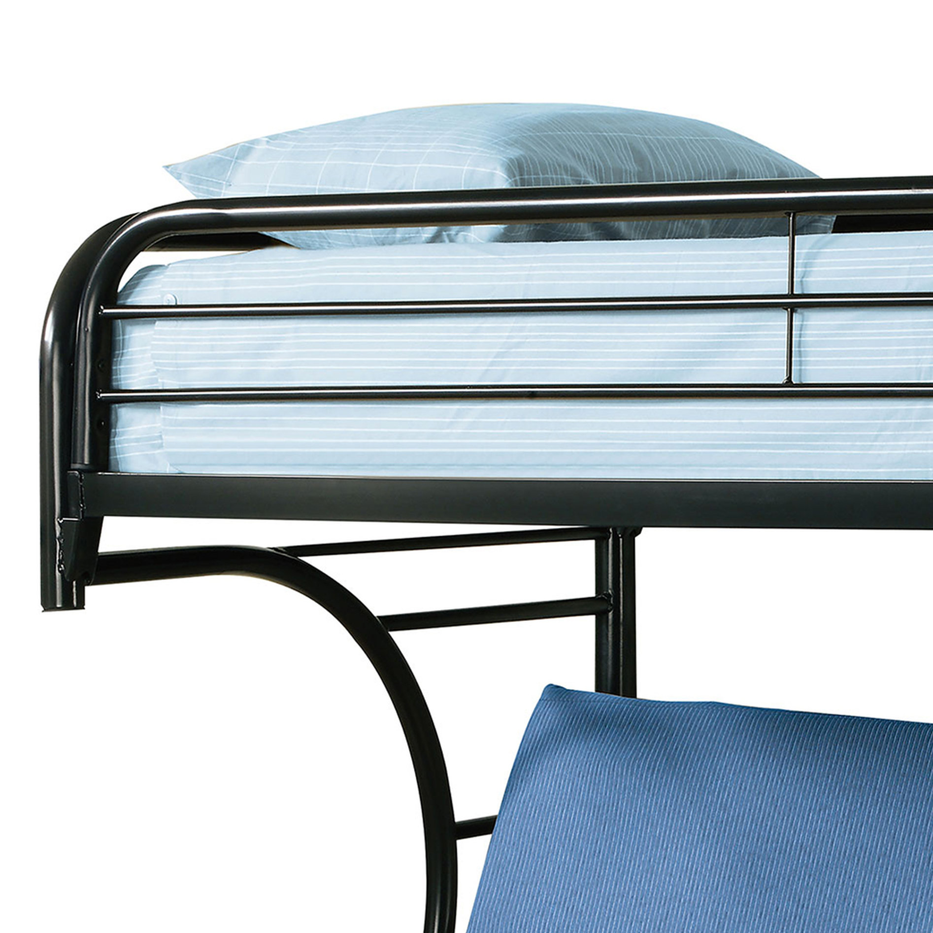 Isabelle & Max™ Twin Over Futon Bunk Bed In Black Wave - Inspired ...