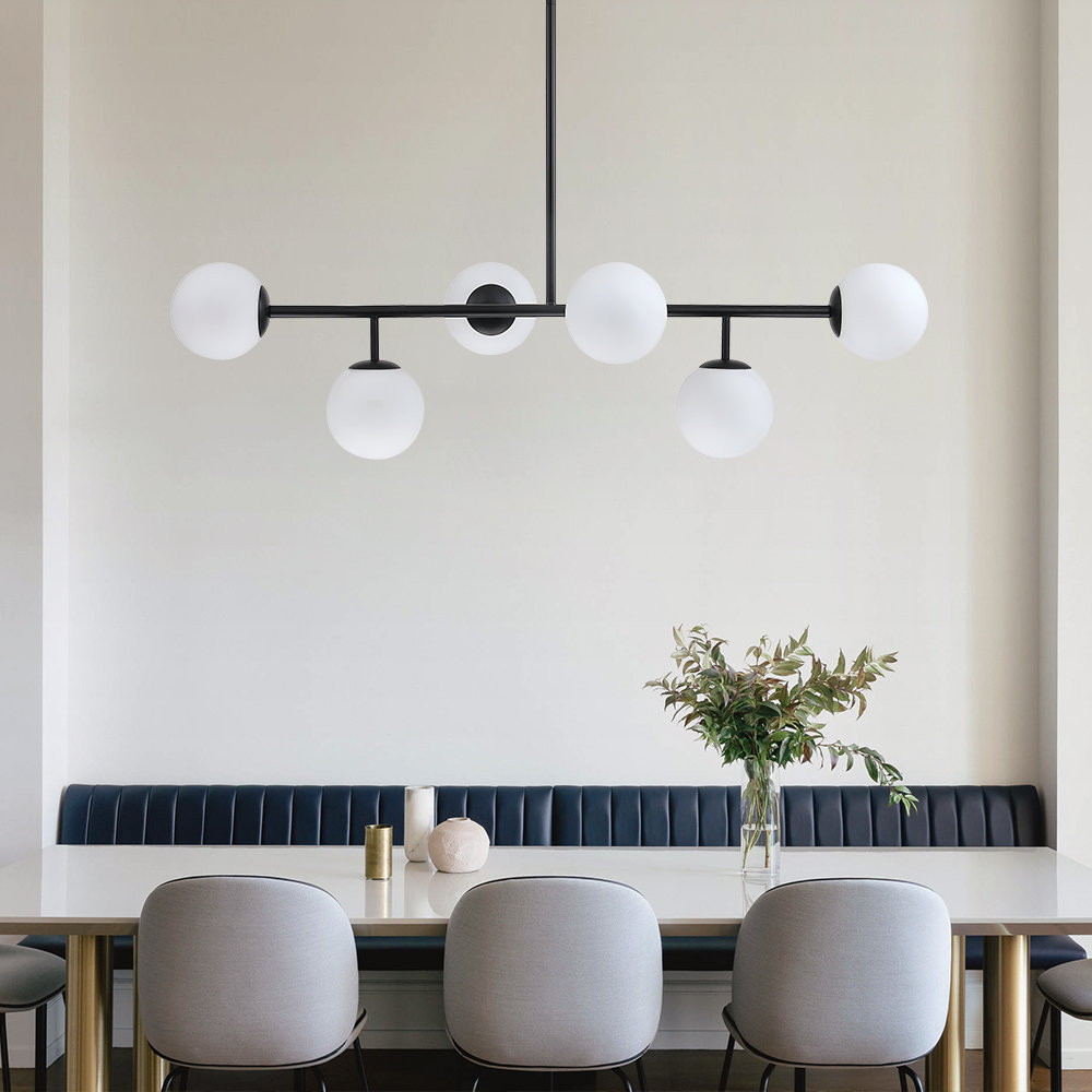 Winston Porter Keden 6 - Light Dimmable Sputnik Modern Linear ...