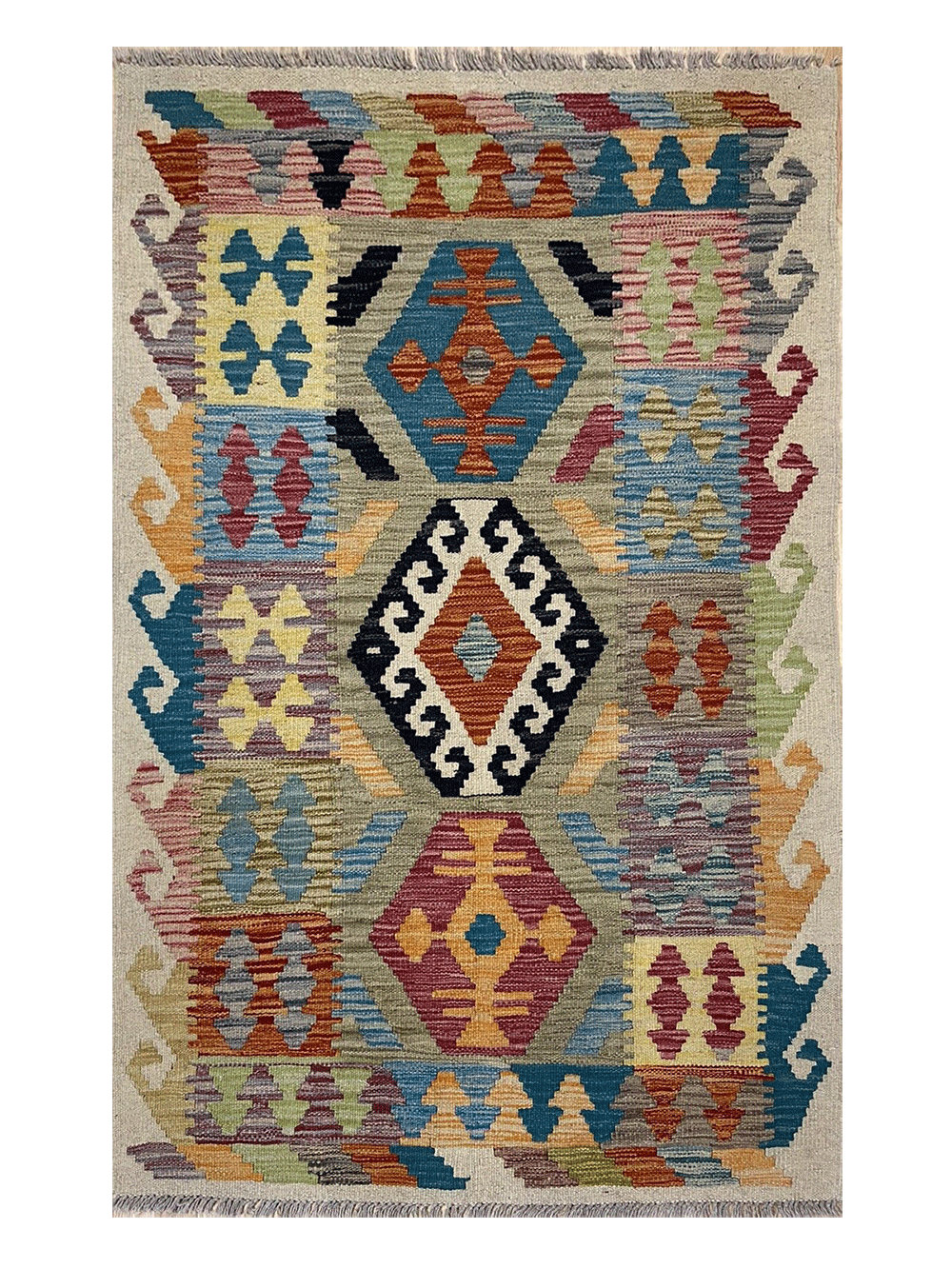 Union Rustic Jerralyn Southwestern Hand-Knotted Rectangle 3'3" x 4'9 ...