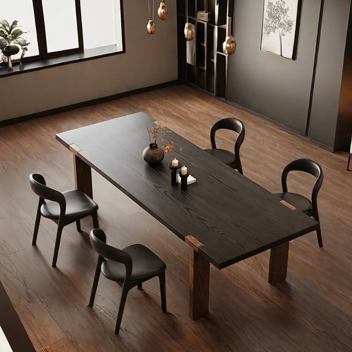 Beicang Home Ash wood dining table household solid wood - Wayfair Canada