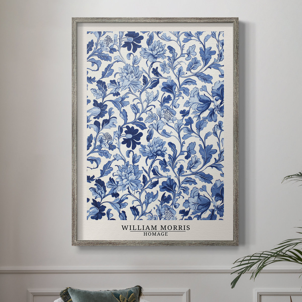 Lark Manor™ WM MORRIS Series DXXII Framed Print - Solid Wood | Wayfair