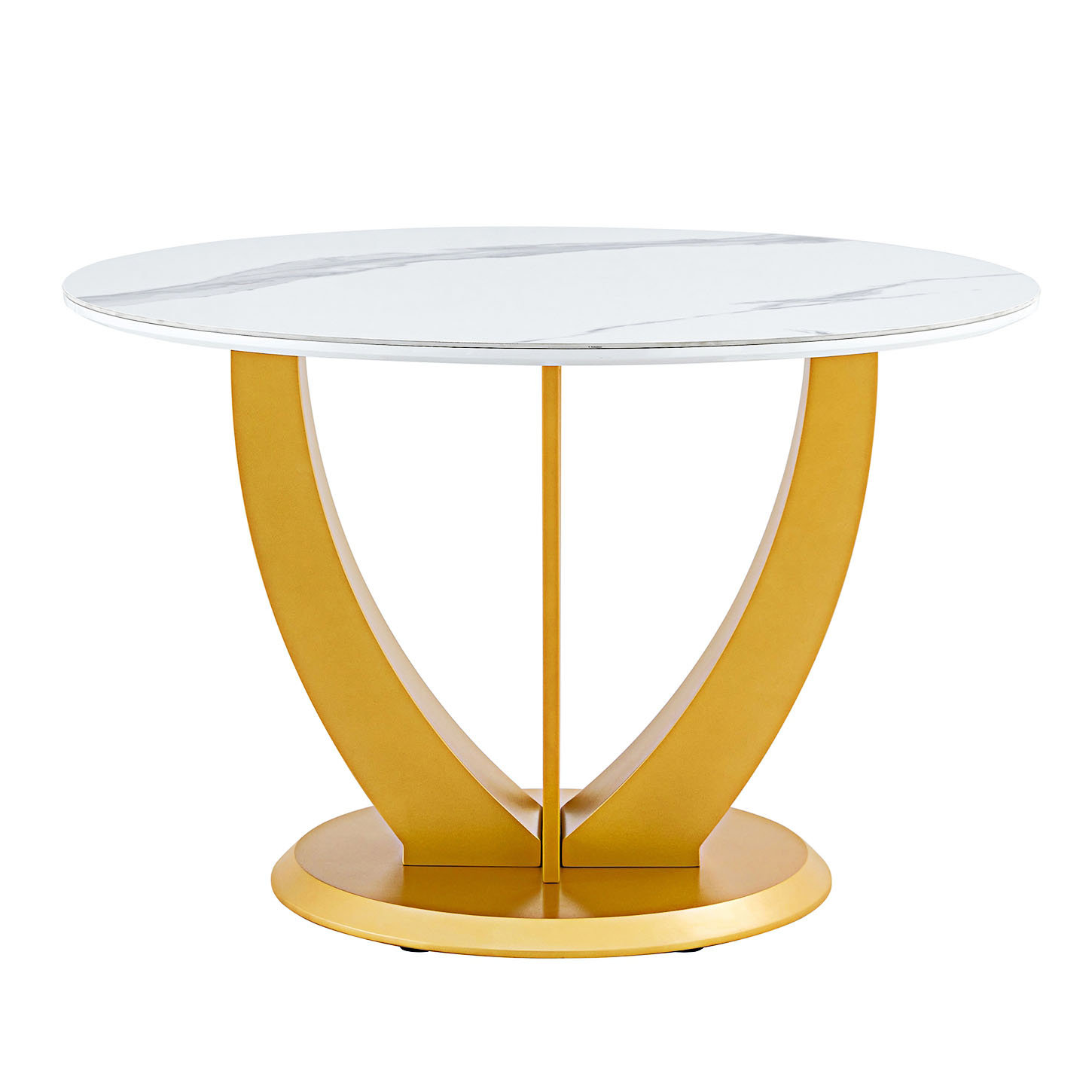 Mercer41 Modern Minimalist Round Dining Room Table | Wayfair