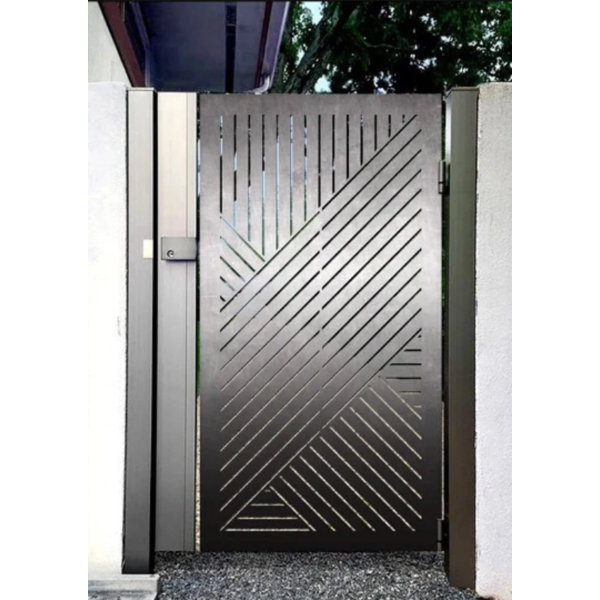 TAIMCO Black Metal Gate - Wayfair Canada