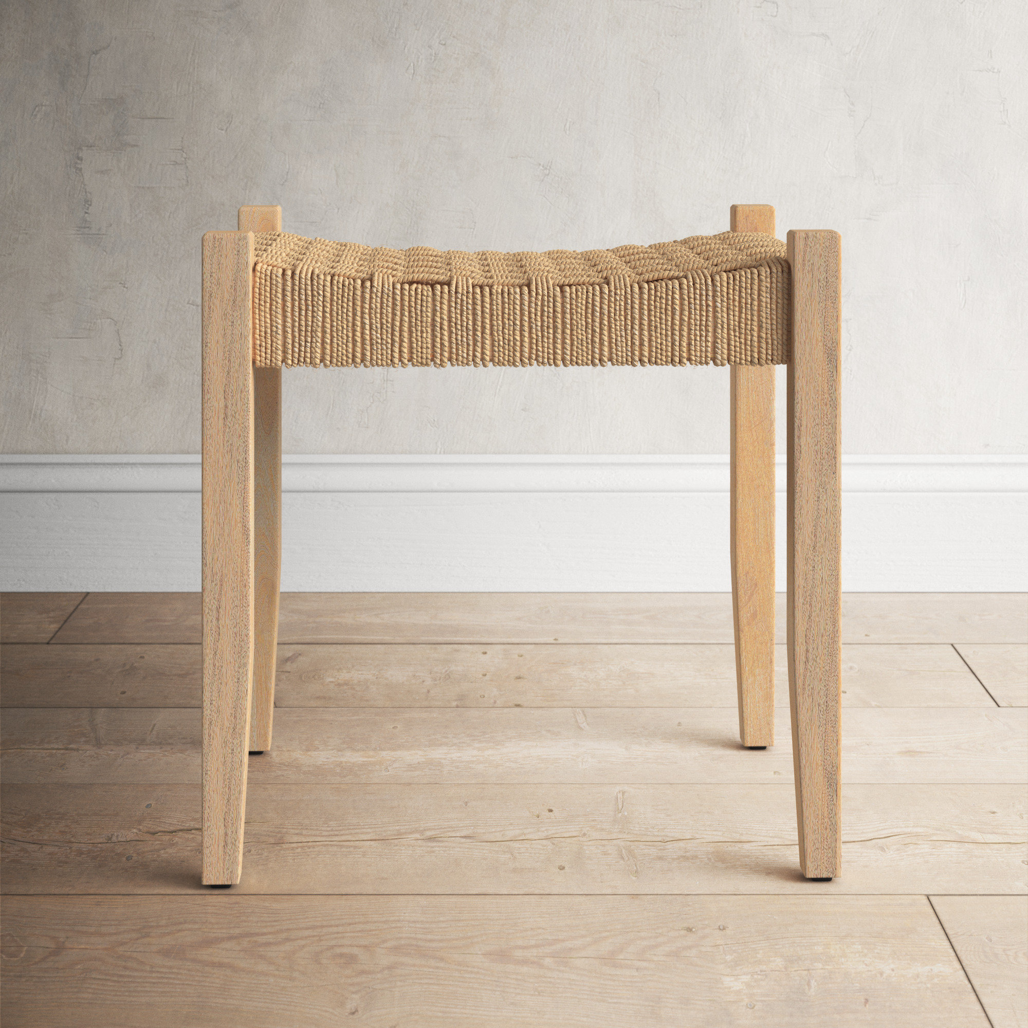 Birch Lane™ Kathleen Solid Wood Vanity Stool & Reviews | Wayfair