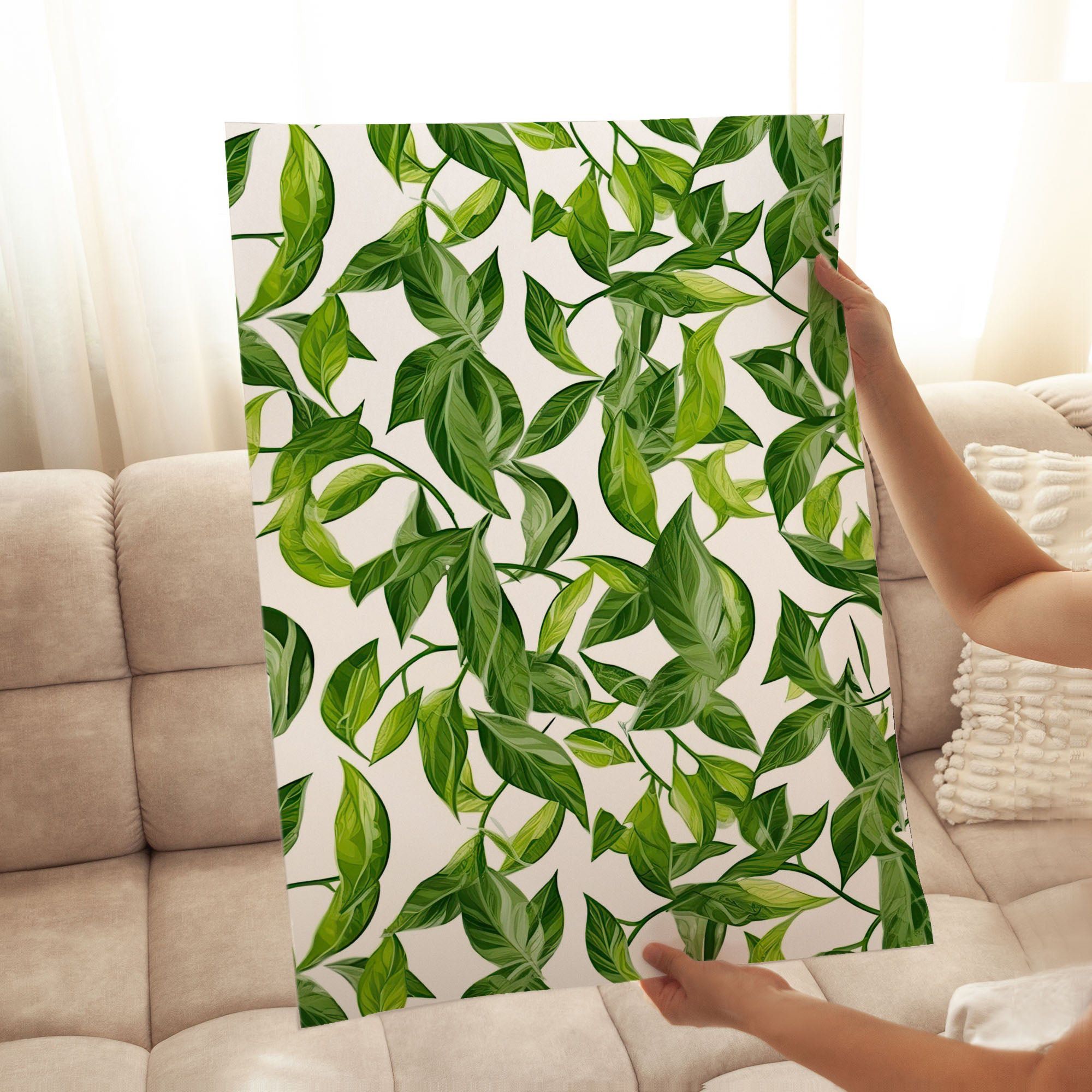 Winston Porter Botanical Greenery IX Modern Unframed Art Print | Wayfair