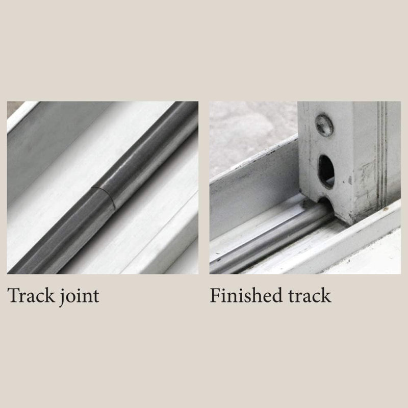 G.A.S. Hardware Snap-on Track for Sliding Glass Doors (4 ft.) | Wayfair
