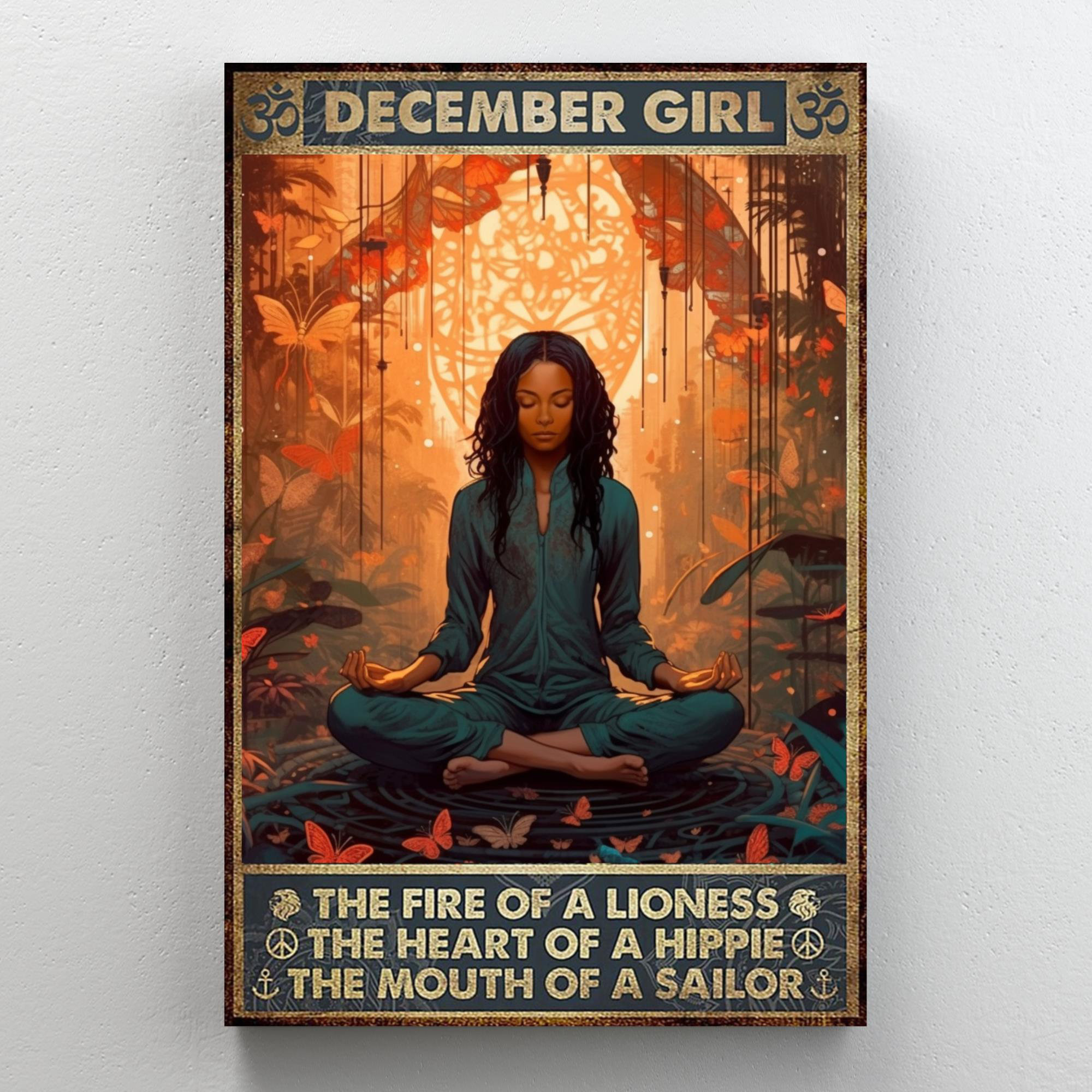 Trinx Jarvez December Girl - 1 Piece Rectangle Graphic Art Print On ...