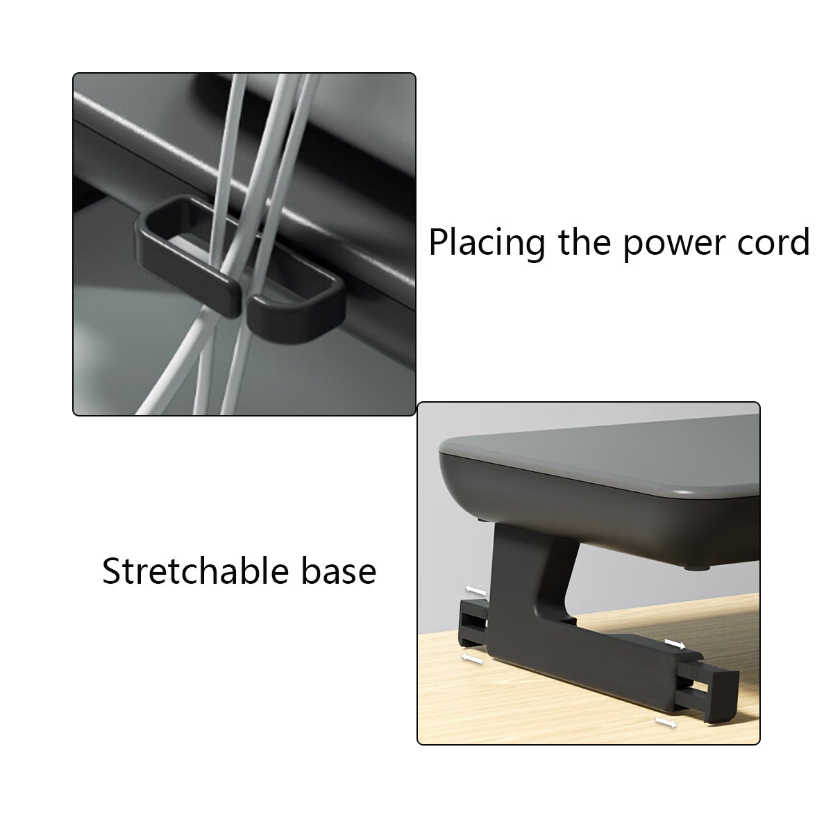 Inbox Zero Makeena Metal Stackable Monitor Stand | Wayfair