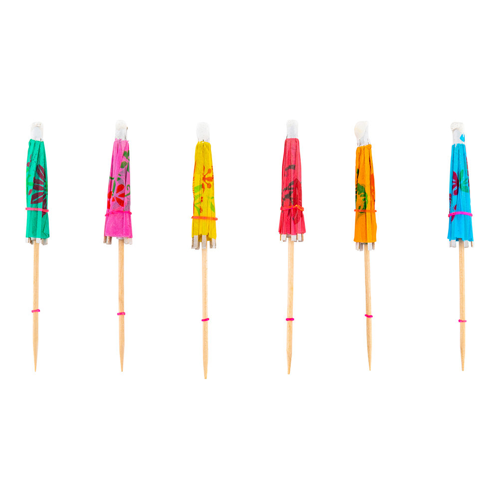 Restaurantware Cocktail Parasol Pick Bamboo Disposable Skewer | Wayfair