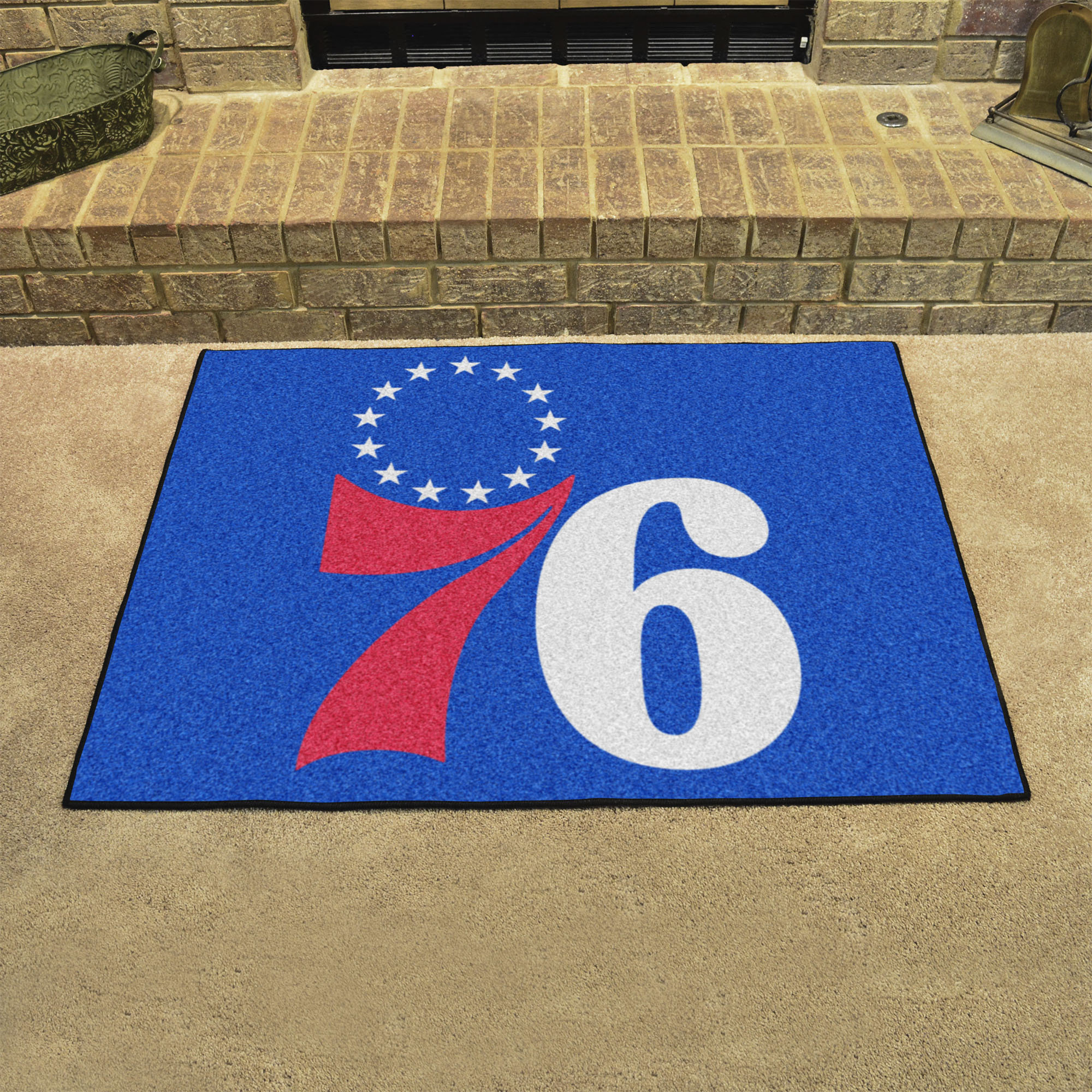 FANMATS NBA Philadelphia 76ers All-Star 42.5 in. x 33.75 in. Non-Slip ...