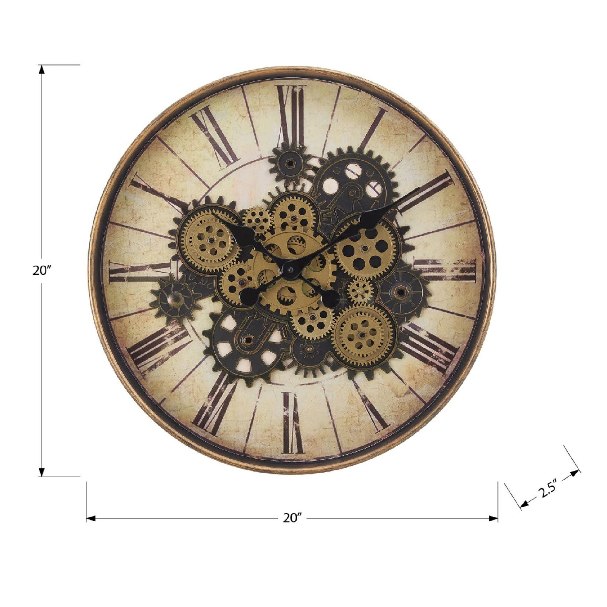 Trent Austin Design® 20" Round Wall Clock | Wayfair