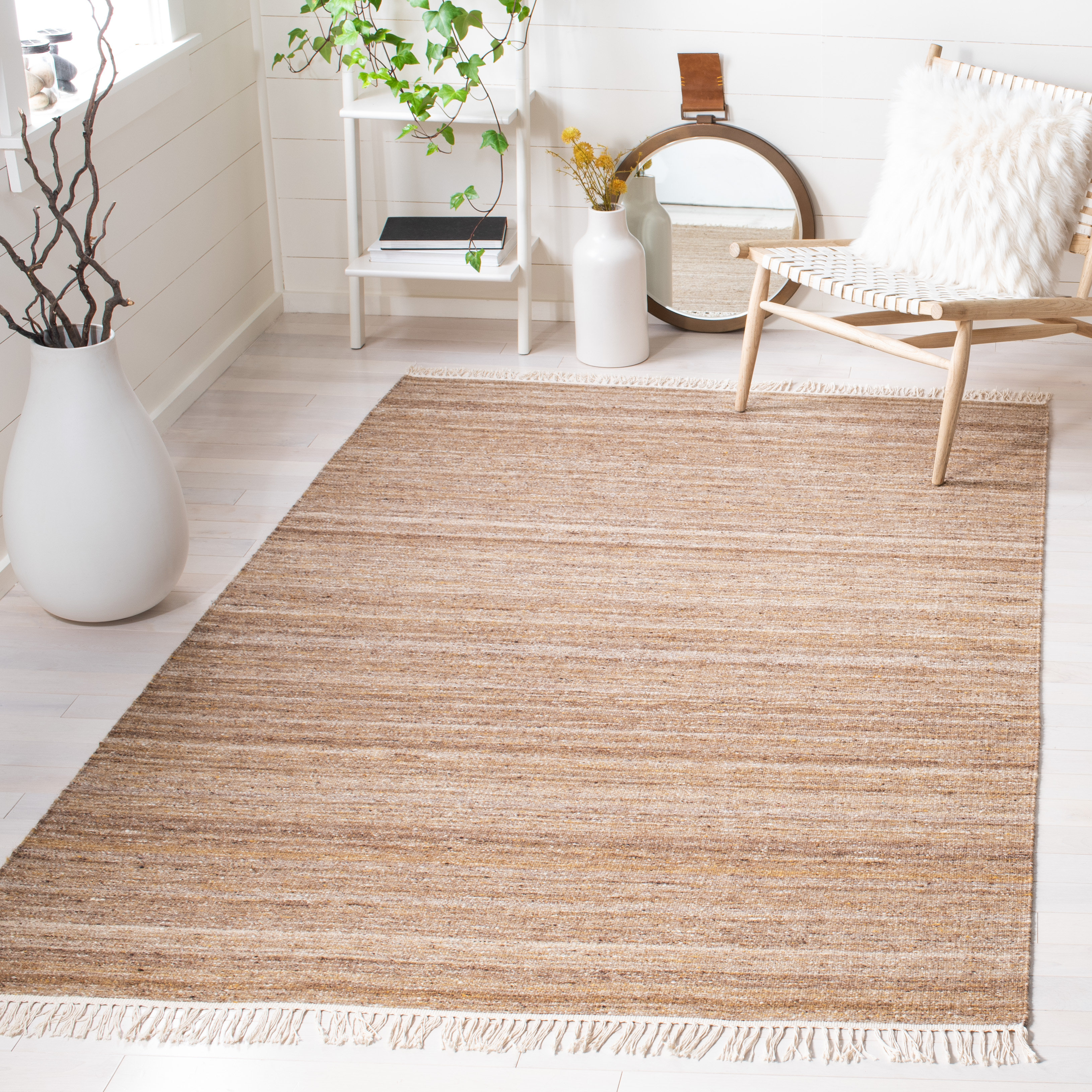 Sand & Stable™ Emersyn Handmade Tufted Wool/Cotton Beige Area Rug ...