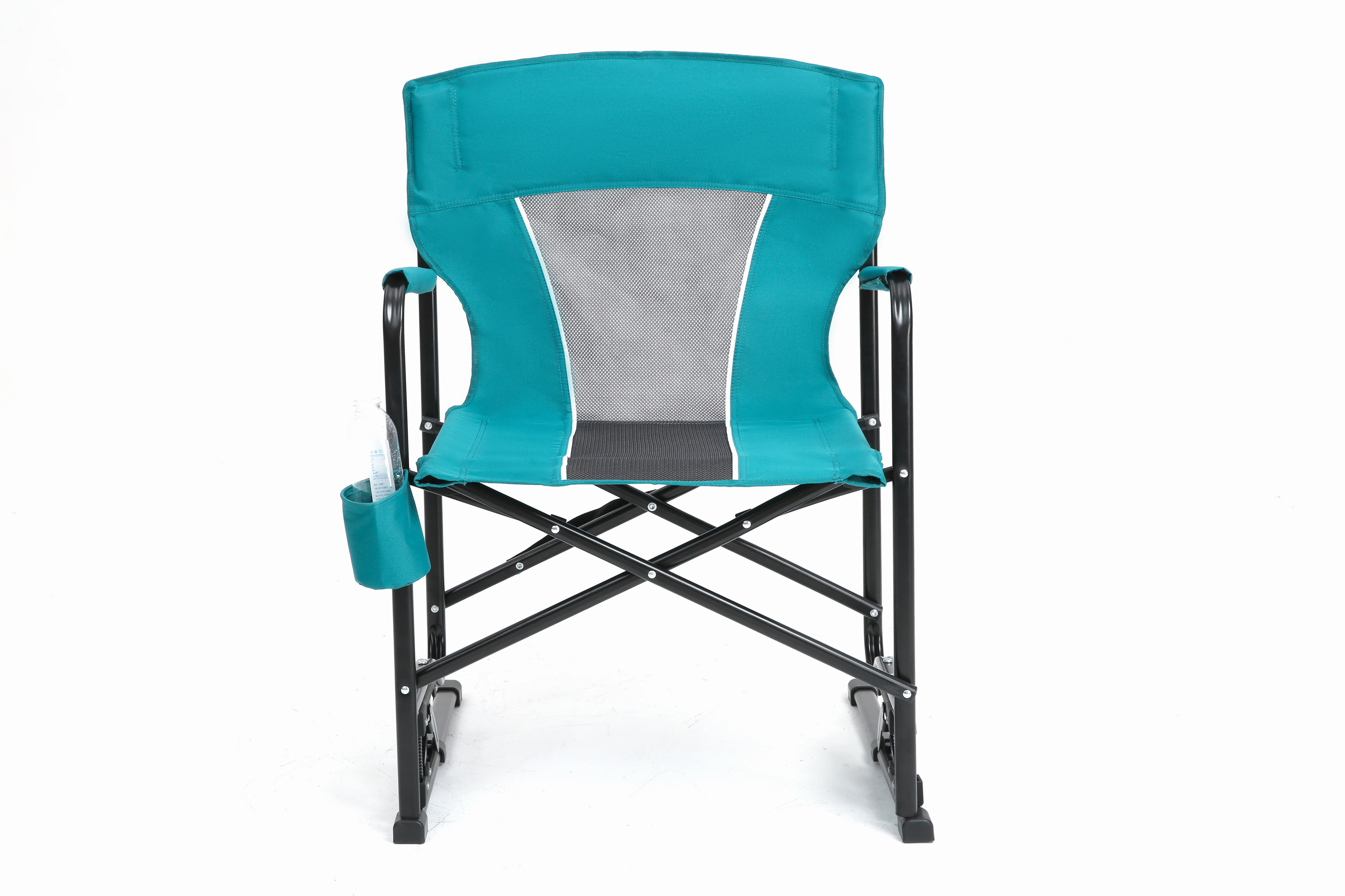 Arlmont & Co. Portable Folding Rocking Camping Chair with Armrests ...