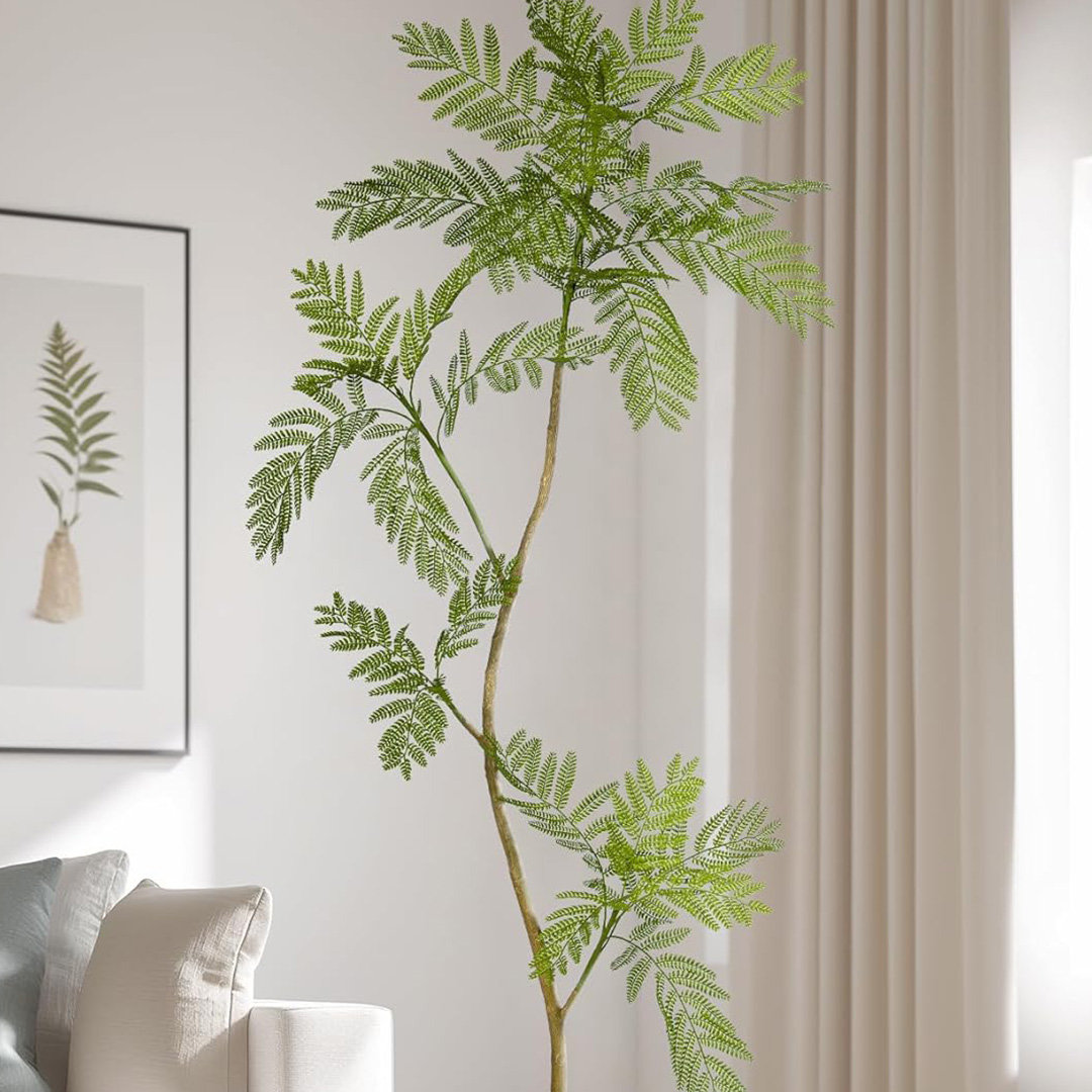 Primrue 5.7ft Artificial Tree Indoor-Fake Tree Faux Plants Indoor Fake ...