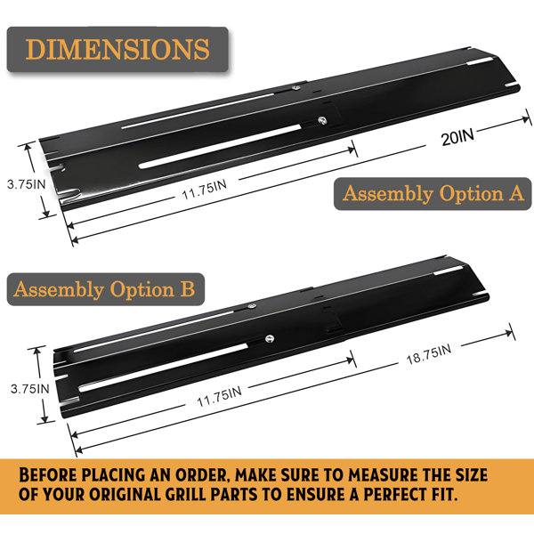 Quickflame 4-Pack Adjustable Porcelain Steel Heat Plates, Heat Tent ...