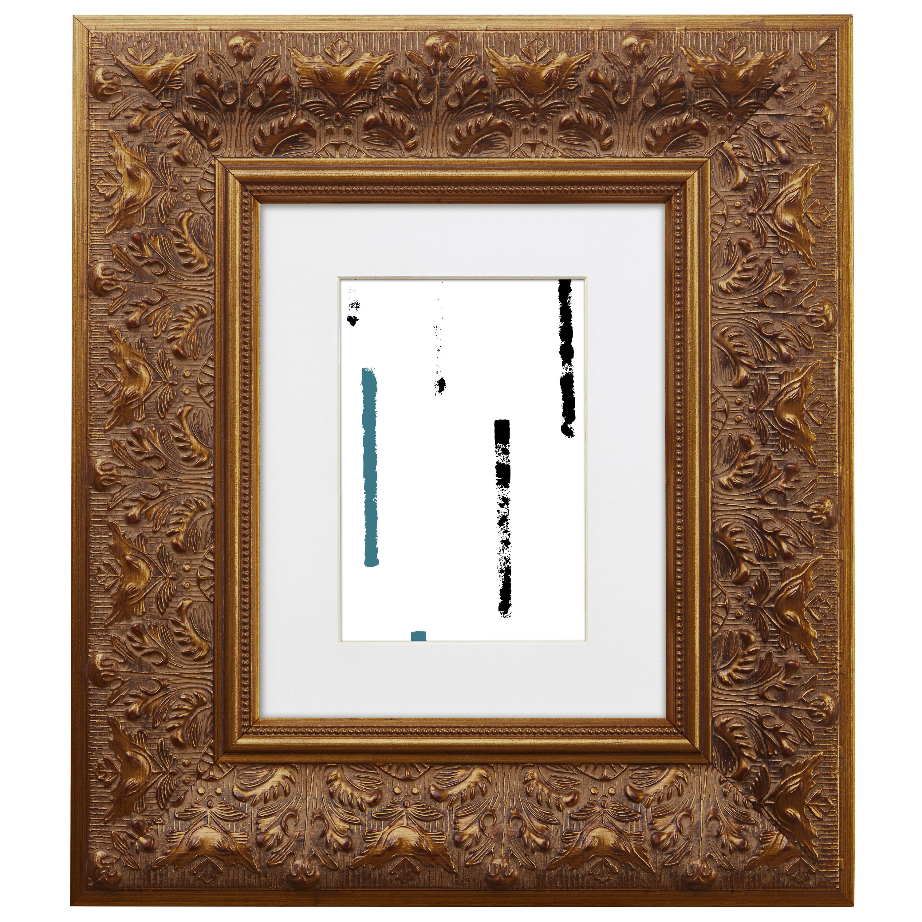 Astoria Grand Woodvale Embossed Wood Single Picture Frame | Wayfair