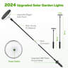 WdtPro Solar Lights Outdoor Garden, 31" Tall Solar Pathway Lights ...