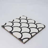 Moroccan Mosaic Lile 8" x 8" Cement Patterned Wall & Floor Tile | Perigold
