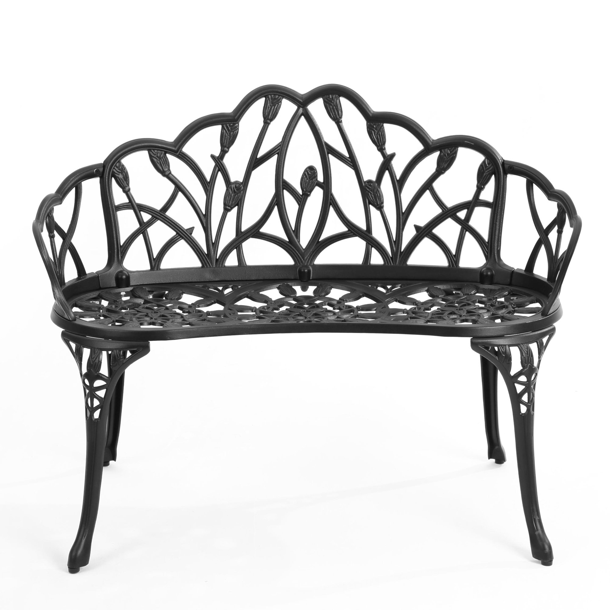 Astoria Grand Cast aluminium bench - Wayfair Canada
