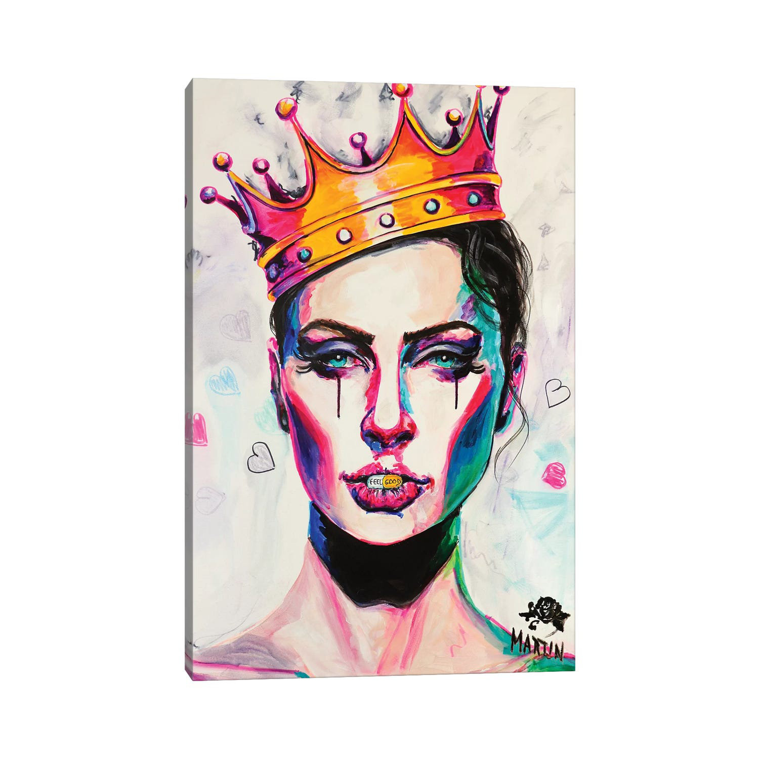 East Urban Home Feel Good by Peter Martin - Wrapped Canvas Painting ...