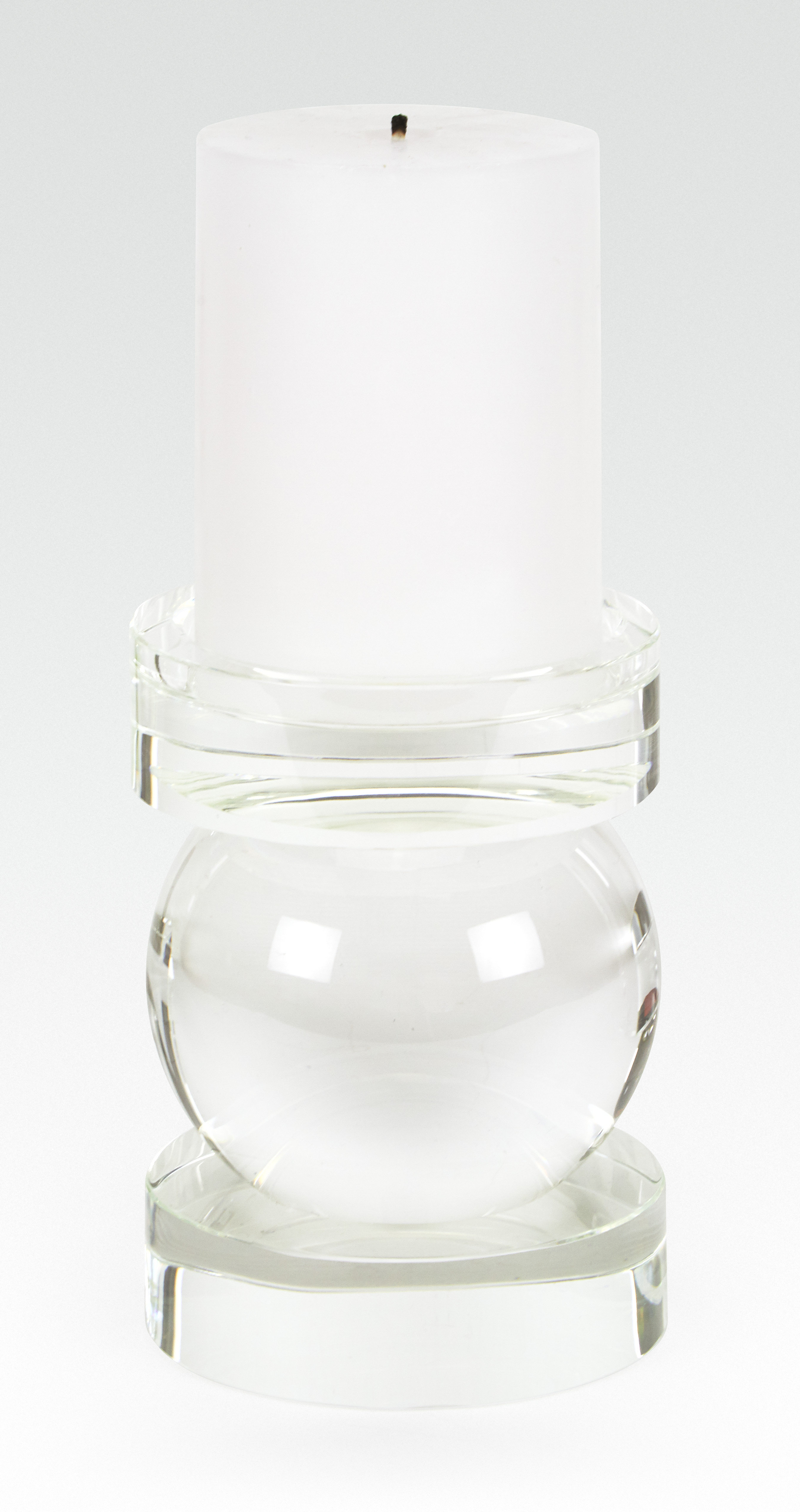 House of Hampton® Small Crystal Candlestick | Wayfair