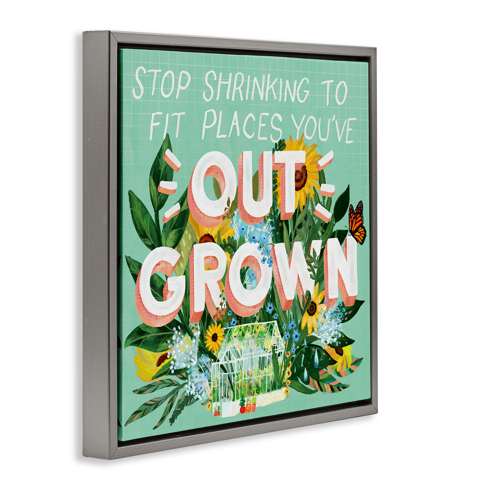 Latitude Run® Stop Shrinking To Places You've Outgrown Floating Frame ...