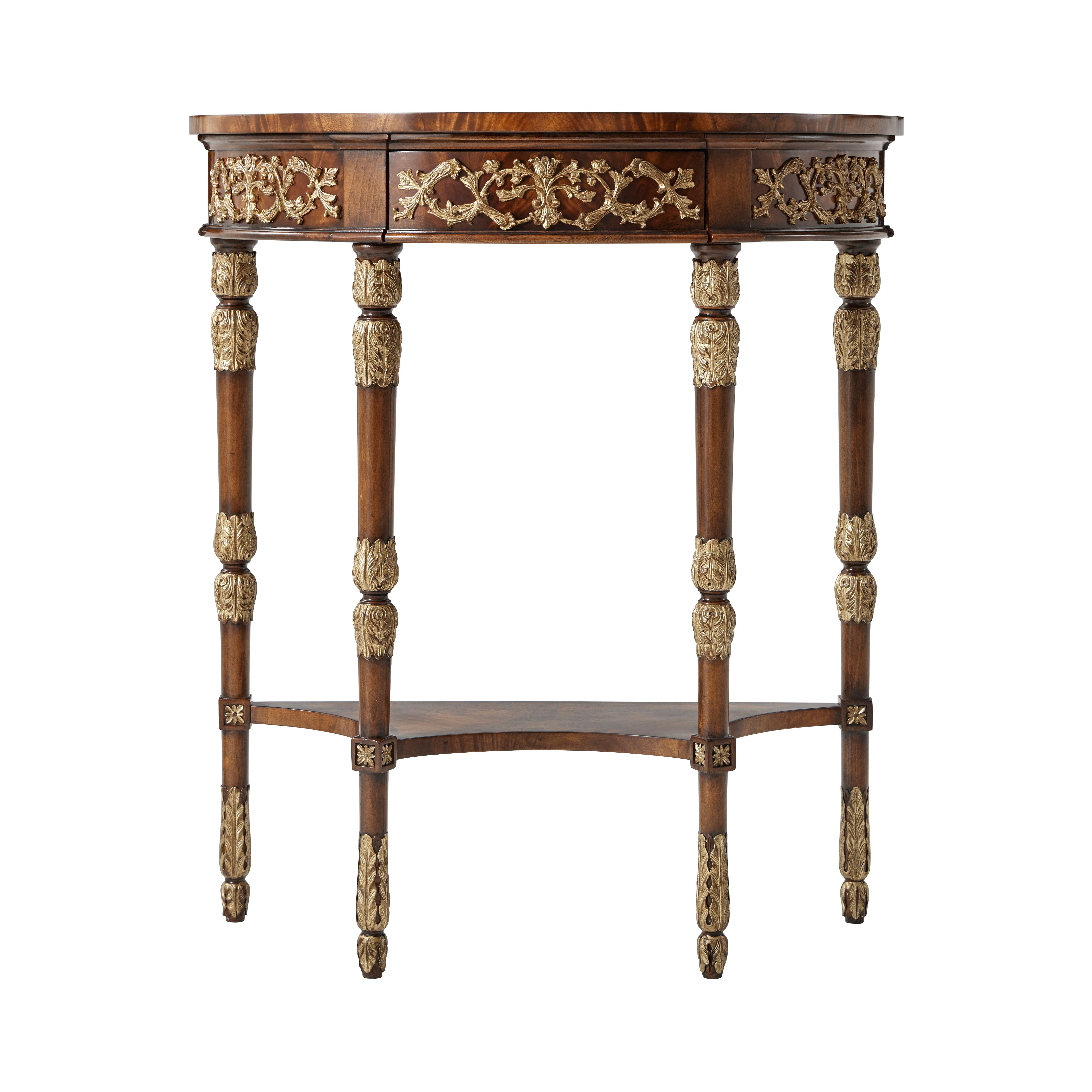 Theodore Alexander Beauty of Leaves 30" Solid Wood Console Table | Wayfair