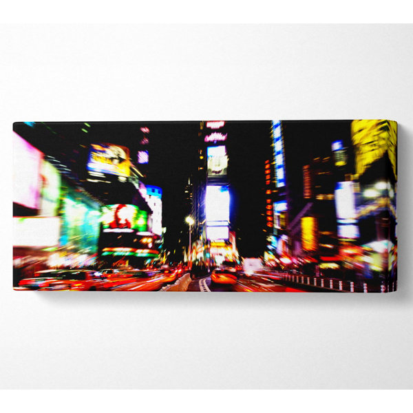 Ebern Designs New York City Yellow Cab Traffic Jam - Wrapped Canvas Art ...