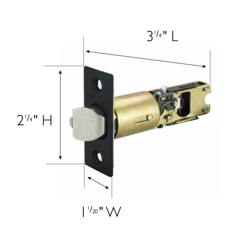 Design House 2-Way Replacement Entry Latch | Wayfair