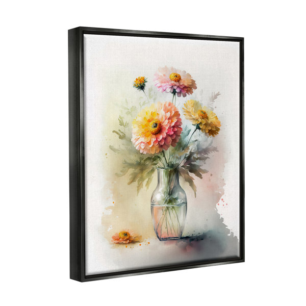 Winston Porter " Modern Dahlia Bouquet " by Leah McLean - Wayfair Canada