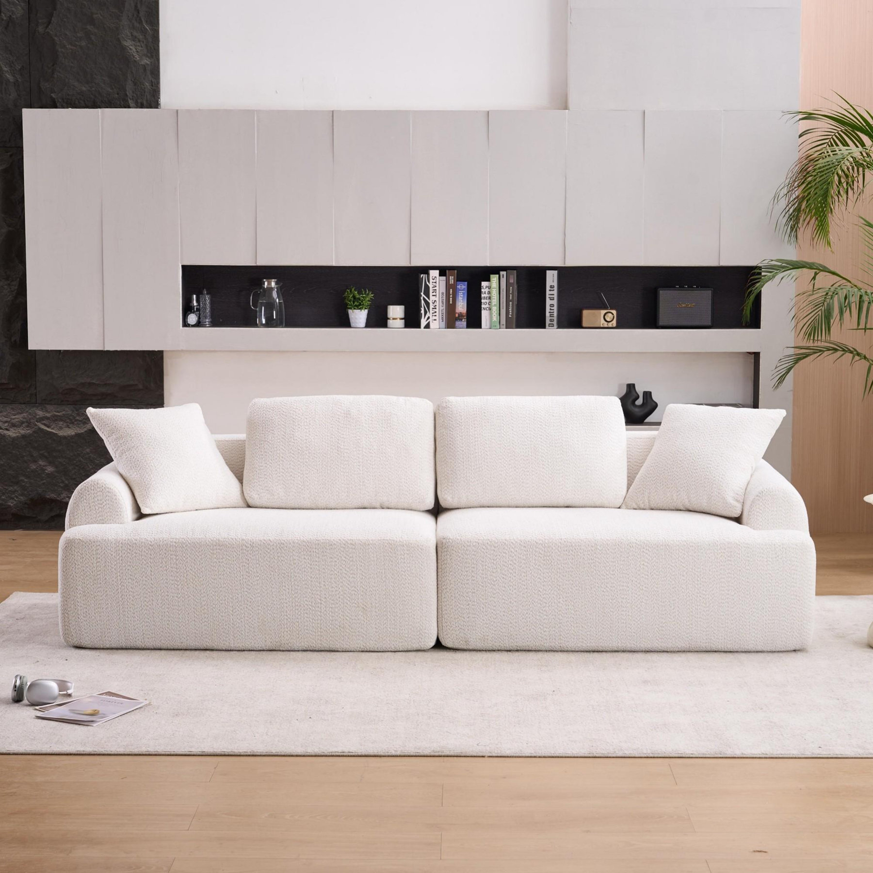 Latitude Run® full sponge compression sofa - Wayfair Canada