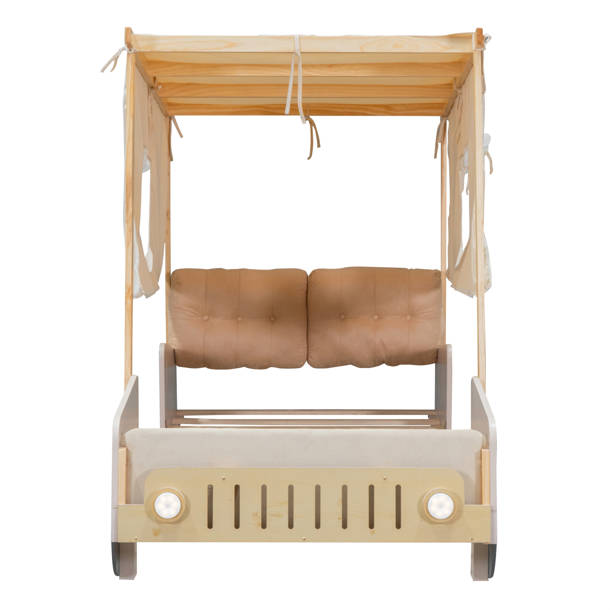 Zoomie Kids Magana Twin Solid Wood Platform Loft Bed by Zoomie Kids ...