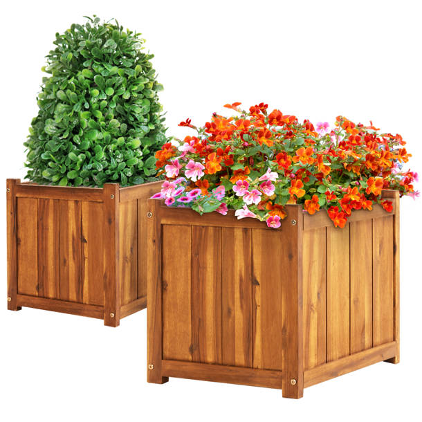 Union Rustic Thorsby Wood Planter Box & Reviews | Wayfair
