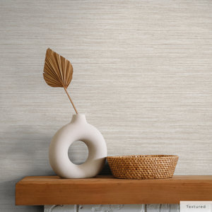 Tempaper Barayon 33' L x 20.5" W Textured Peel and Stick Wallpaper Roll ...