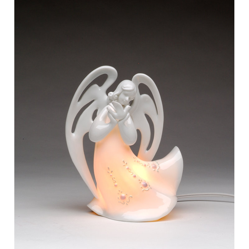 Cosmos Gifts Peaceful Angel Night Light & Reviews | Wayfair
