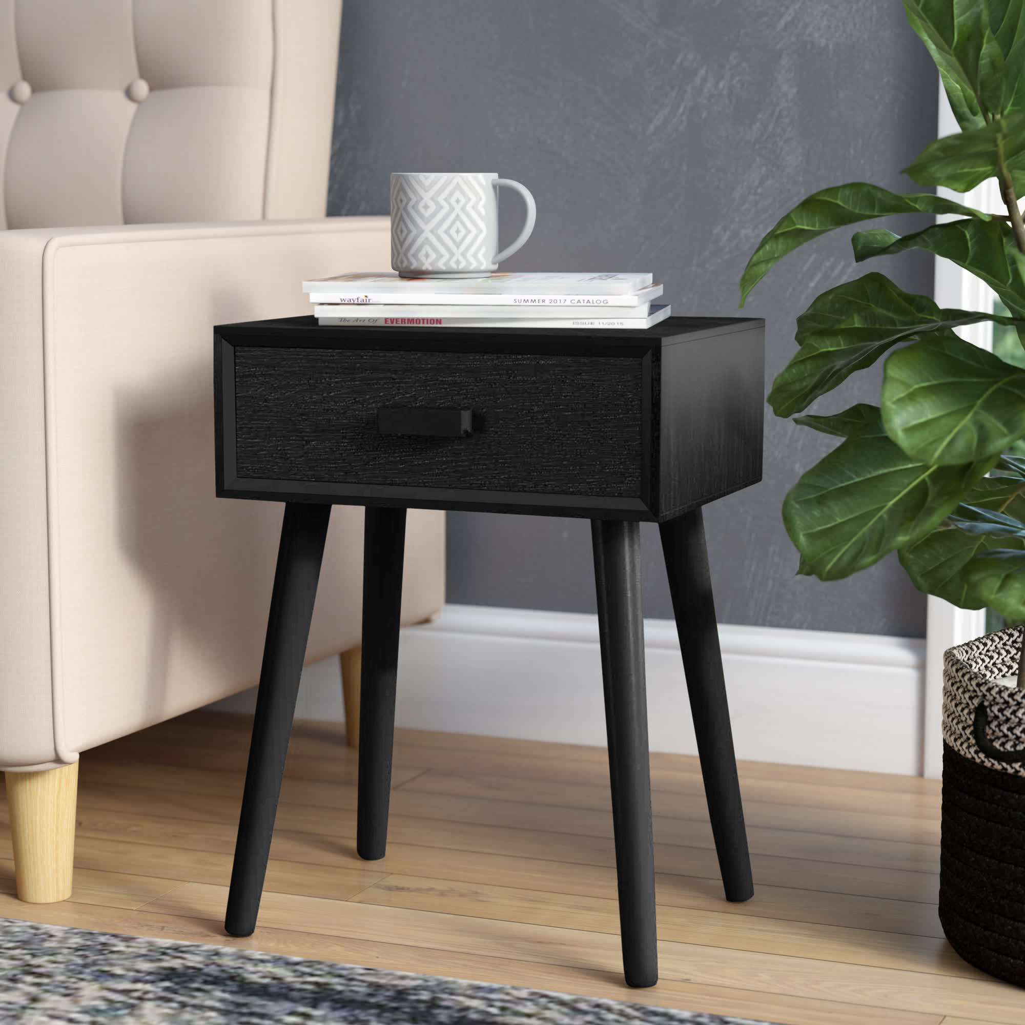 George Oliver Dayawati End Table with Storage & Reviews - Wayfair Canada