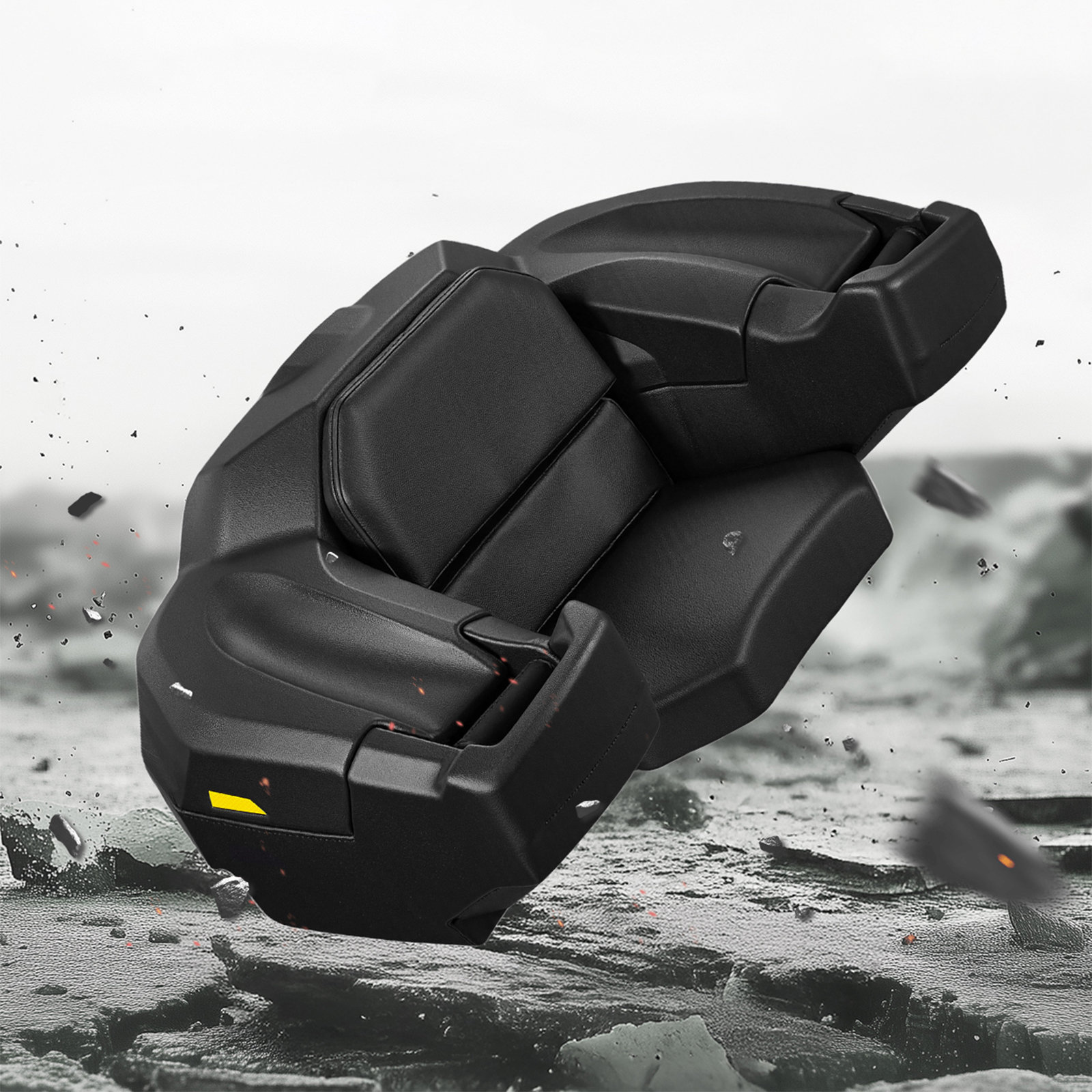 Latitude Run® ATV Rear Storage Box Lounger 95L Waterproof ATV Cargo Box ...