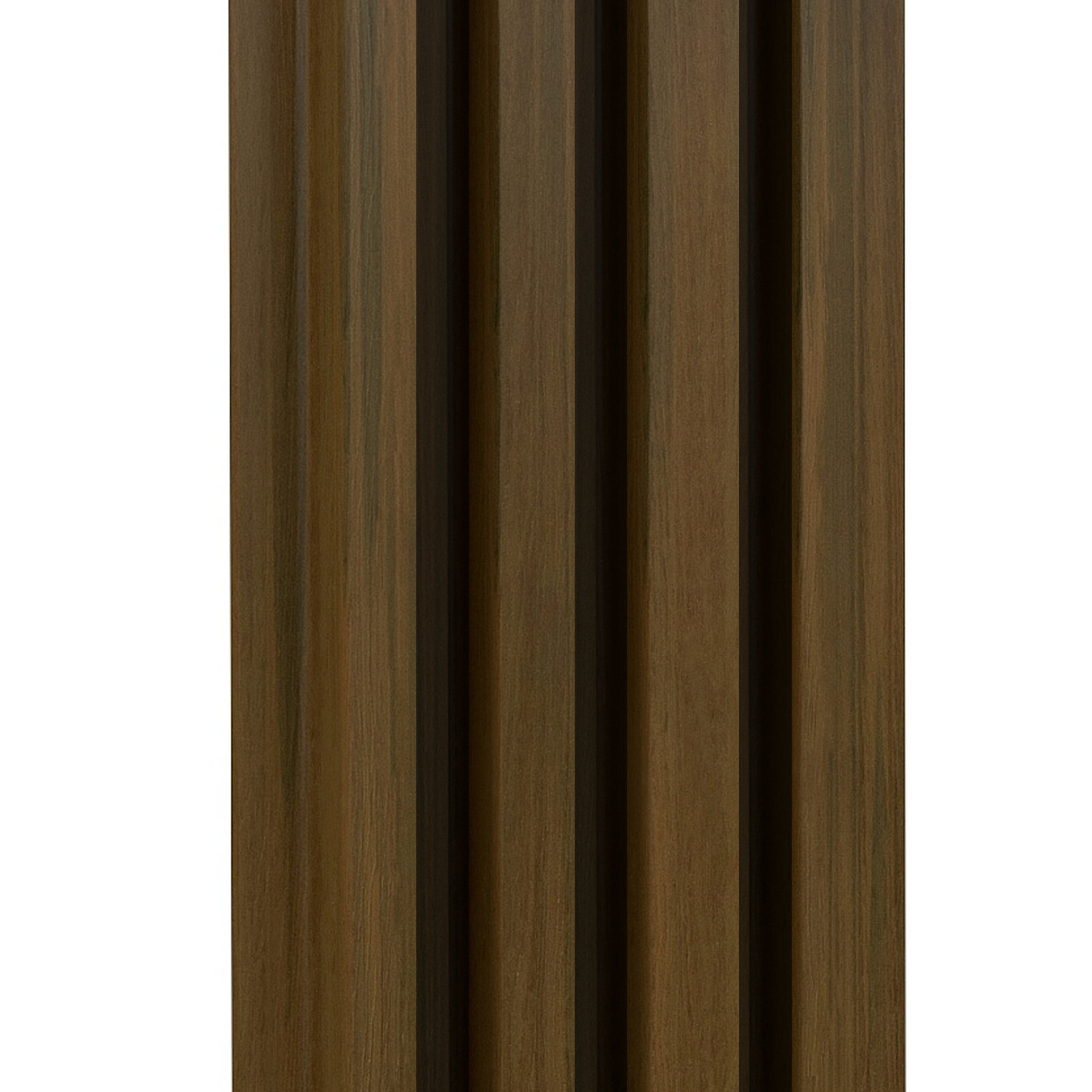 mondaria 96” X 6.4”3D Slat Cladding Siding,Composite Wainscoting Wall ...