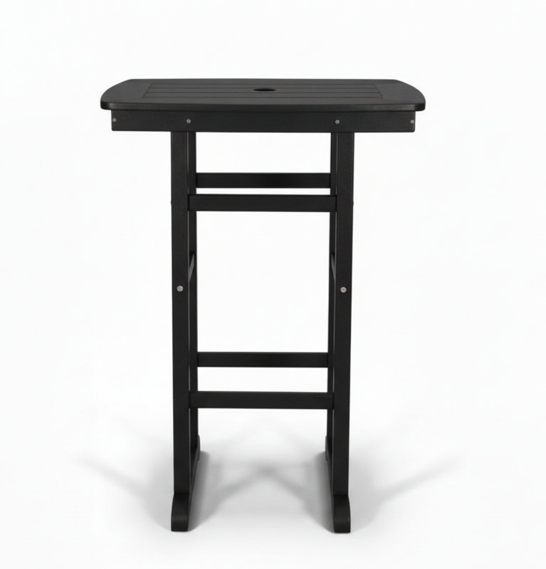Wrought Studio™ Poly Lumber Bar Height Patio Table, All-Weather Outdoor ...