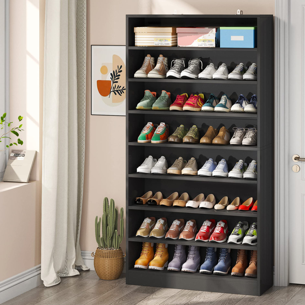 DEVAISE 40 Pair Shoe Rack | Wayfair